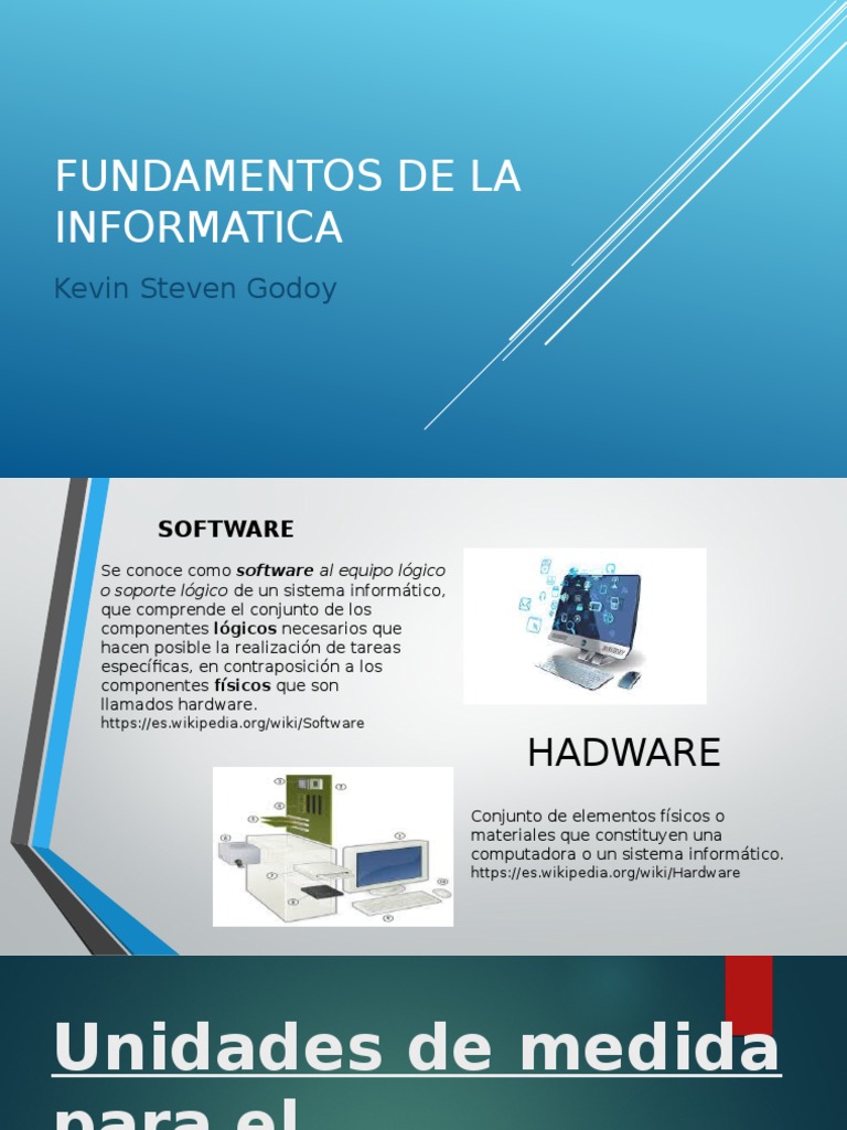 FUNDAMENTOS DE LA INFORMATICA.pptx | Periférico | Datos de computadora | Prueba gratuita de 30 ...