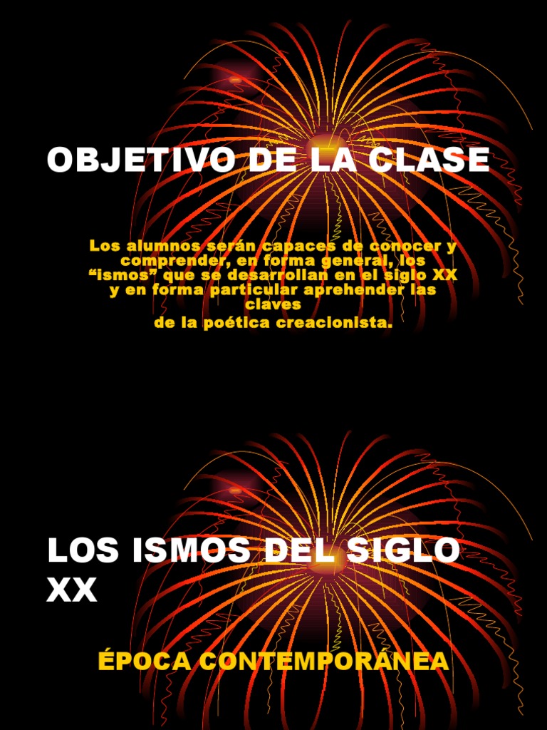 Los Ismos Del Siglo XX | PDF | Vanguardia | Poesía