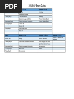 CSEC_Timetable_2025 | PDF