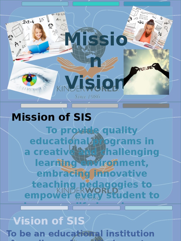 SIS Mission and Vision Statement | PDF | Social Science
