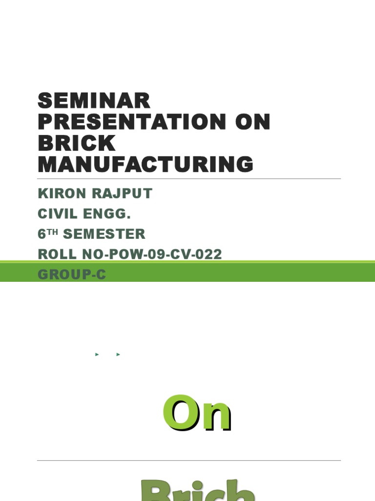 Brick Manufacturing Process: A Detailed Examination of the Production ...