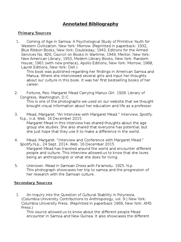 Official Annotated Bibliography | PDF | Anthropology | Museology