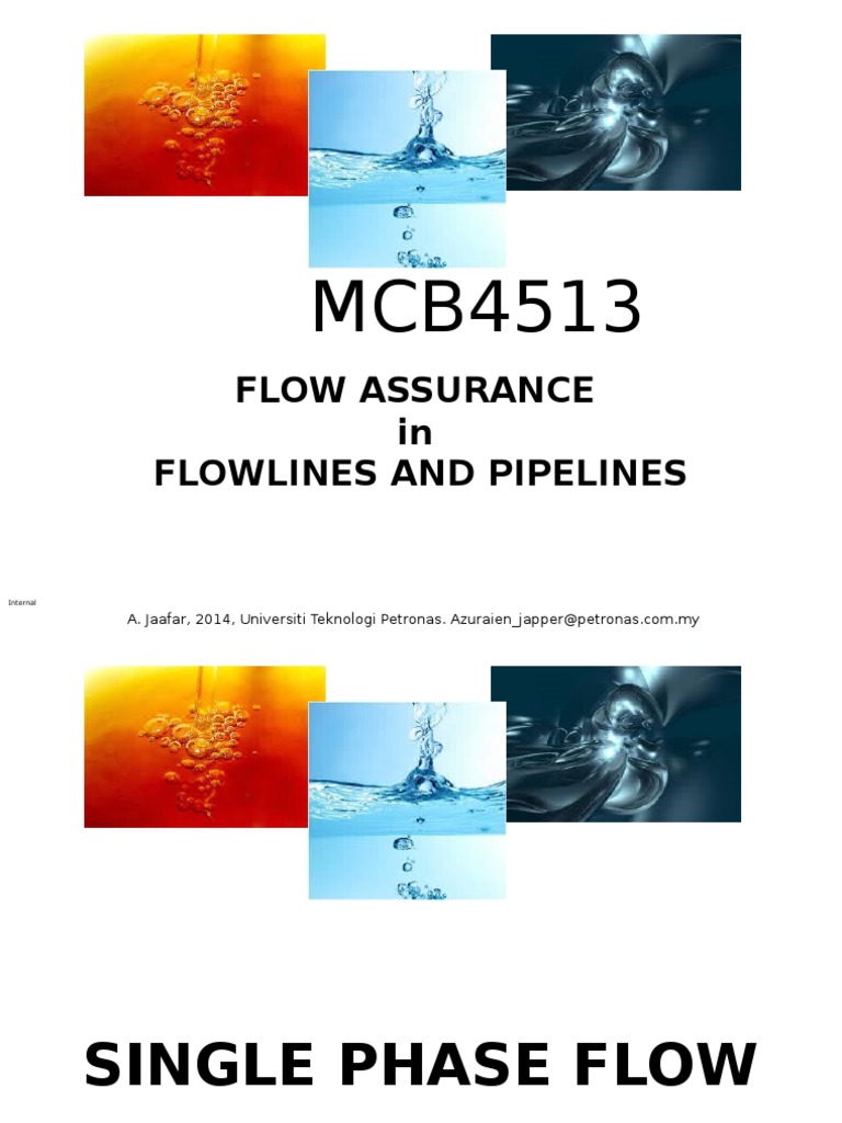 Flow Assurance in Oil and Gas Pipelines | PDF | Liquids | Physical Sciences