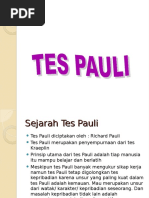 Panduan Skoring Tes Pauli | PDF