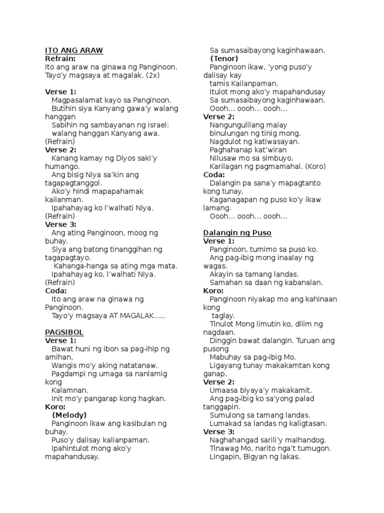 Ito Ang Araw | PDF