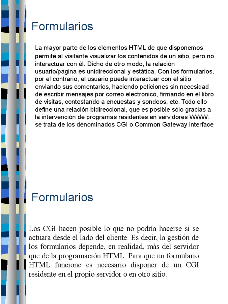 Formularios HTML7 | PDF | Servidor web | Internet y web