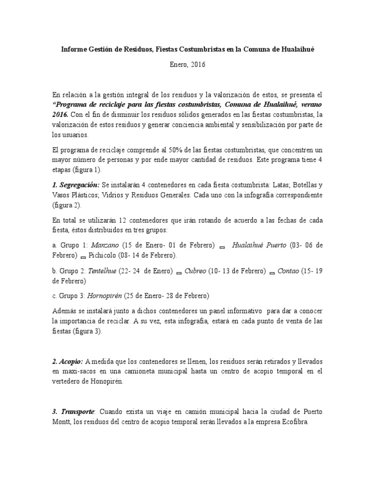 Carta Residuos | PDF | Economía y medio ambiente | Reciclaje