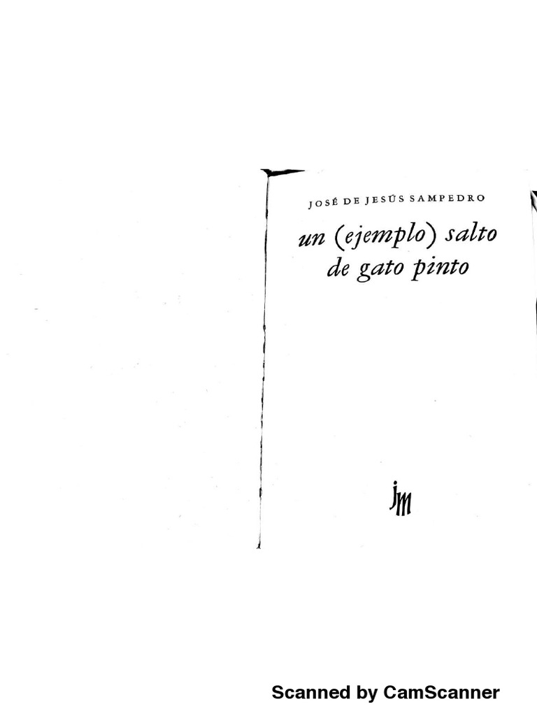 Un (Ejemplo) Salto de Gato Pinto | PDF