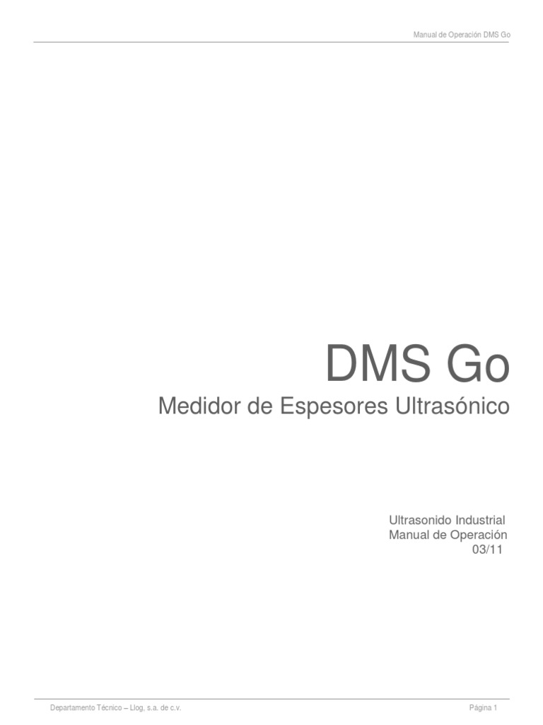 Manual Dms Go | PDF