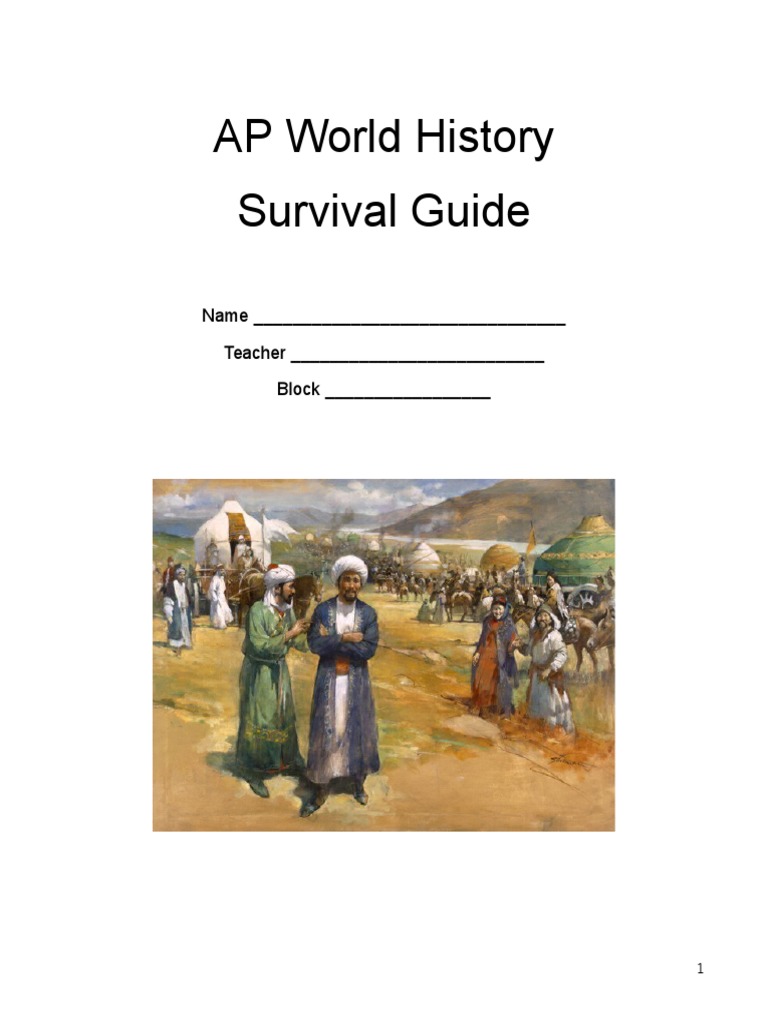 AP World History Survival Guide | PDF | Neolithic | Religious Conversion