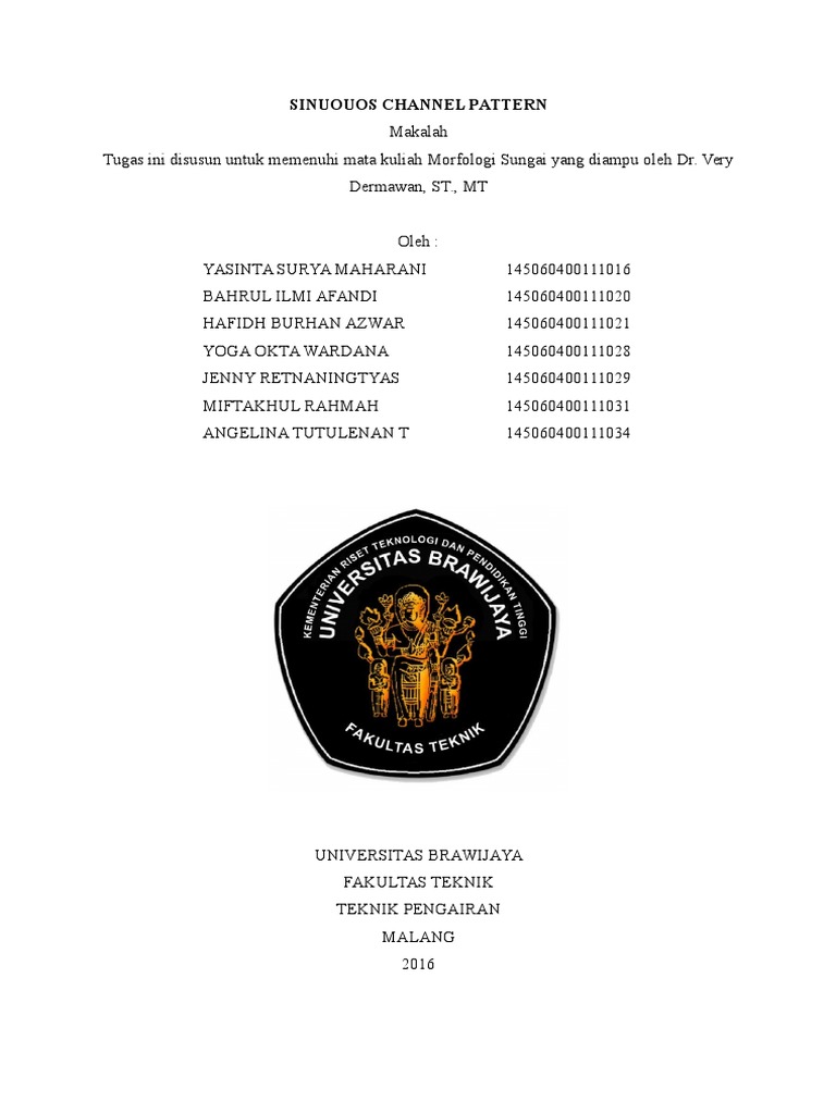 Sinouos Channel Pattern | PDF | River | Landscape