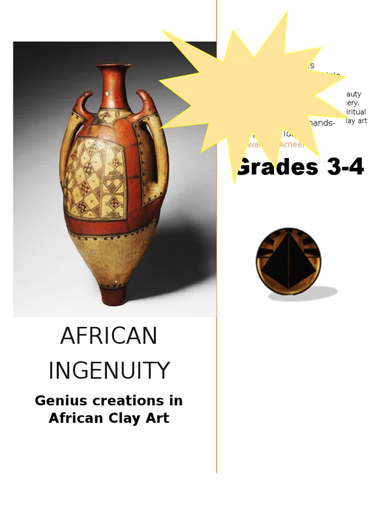 African Clay Art Lesson Plan | PDF | Pottery