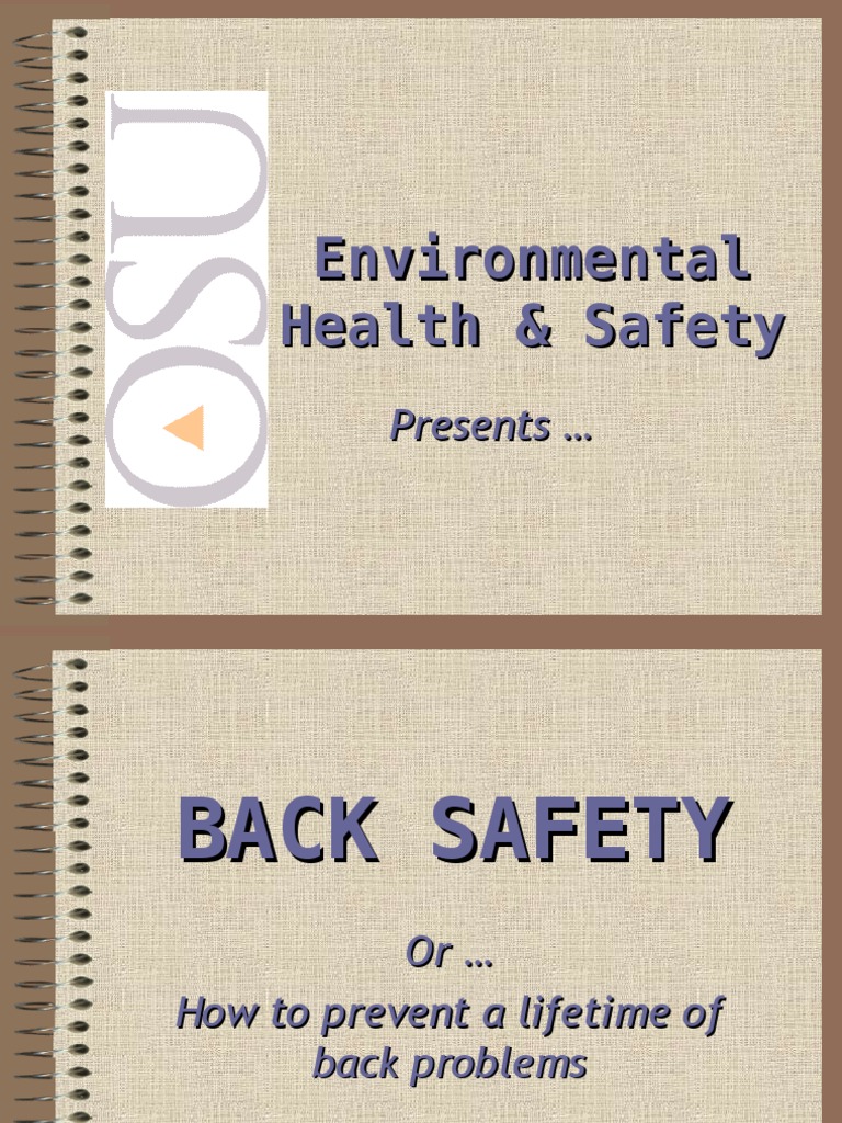 Back Safety | PDF | Vertebral Column | Spinal Cord