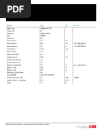 Industrial Motor Specifications | PDF