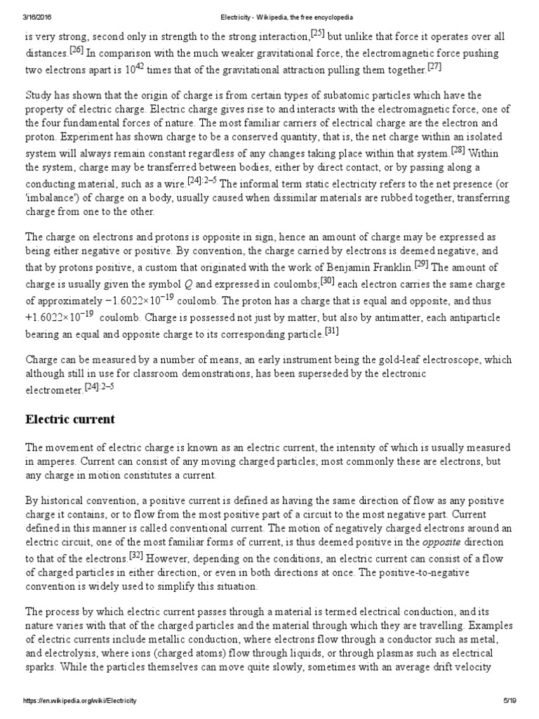 Electricity 1 | PDF | Electric Charge | Electricity