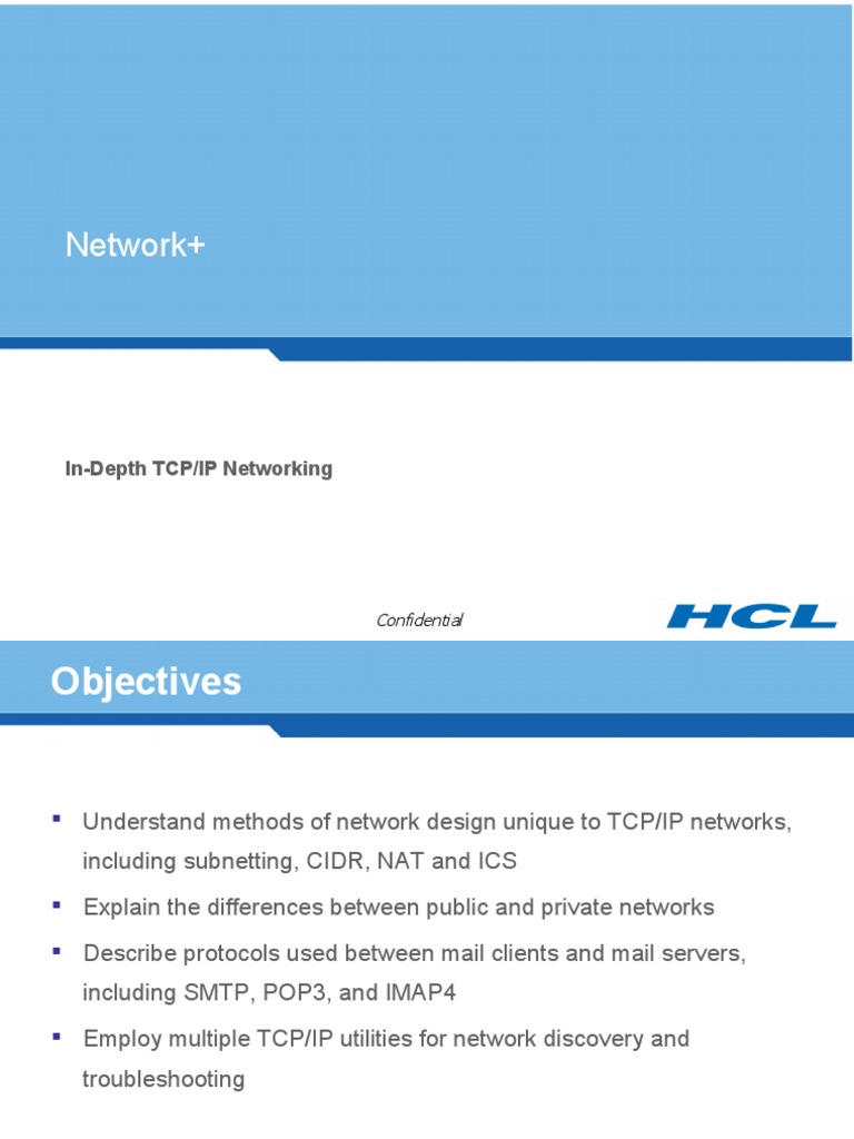 Network+: In-Depth TCP/IP Networking | PDF | Data Transmission | Ip Address