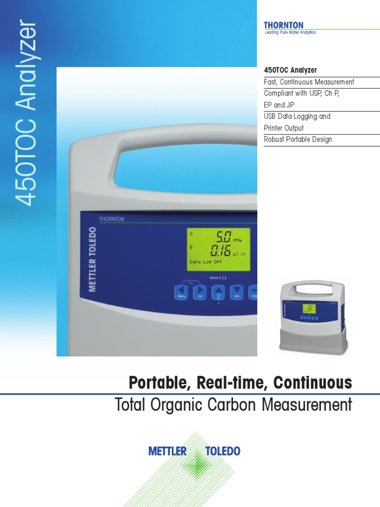 Total Organic Carbon Measurement: Portable, Real-Time, Continuous ...