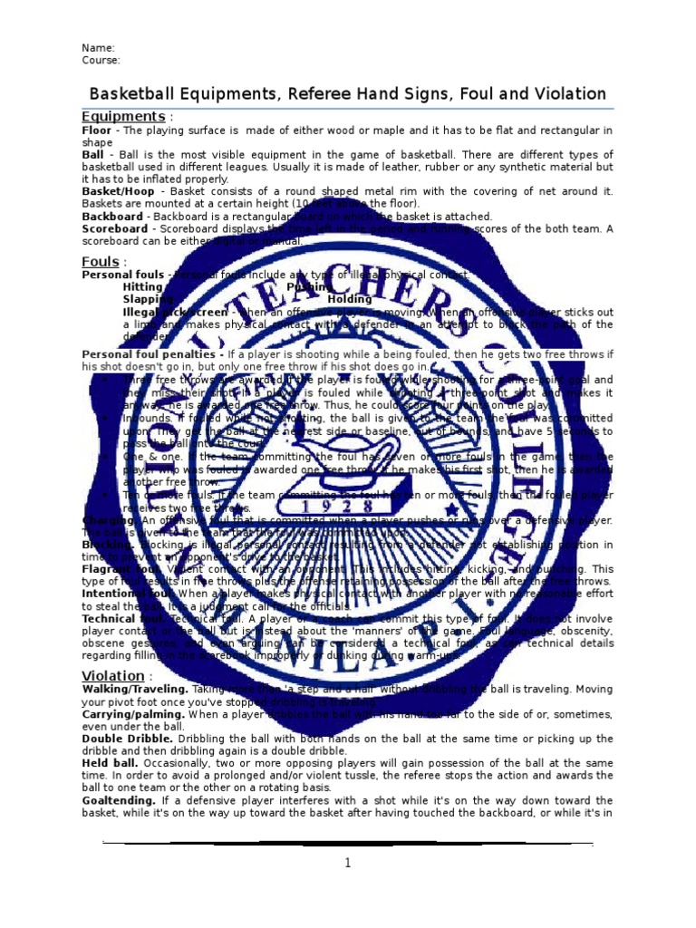 Basketball Basic Knowledge | Download Free PDF | Ball Games | Sports