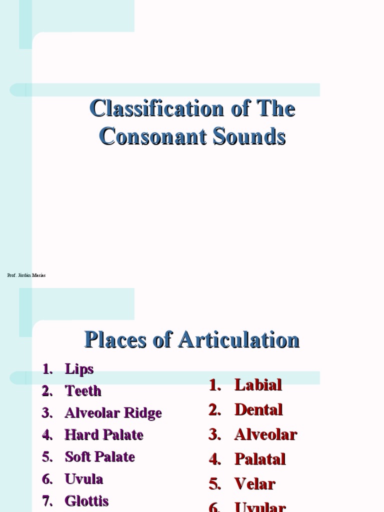 PH1 - Articulatory Phonetics & Sounds - 2010 | PDF | Vowel | Phonology