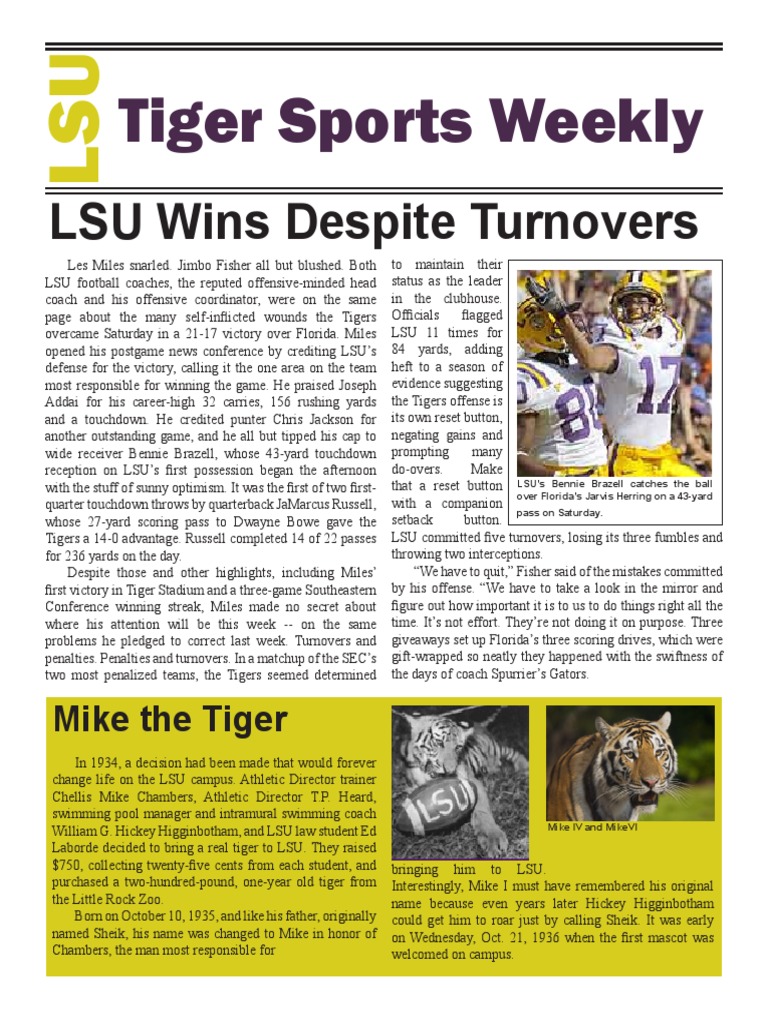Article Layout Example | PDF | Southeastern Conference Teams | Ncaa ...