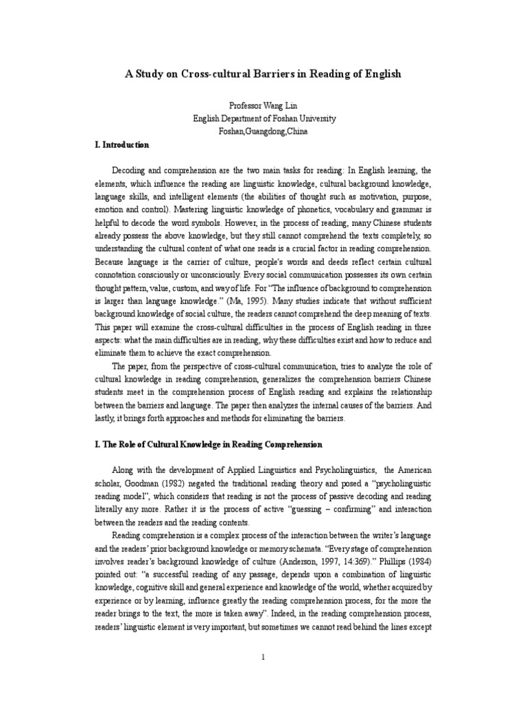 Article 7 June WL | PDF | Reading Comprehension | Reading (Process)