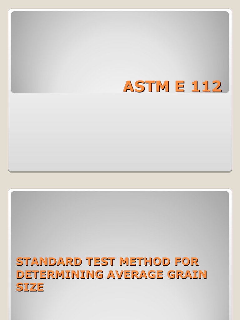 Astm 112 | PDF | Accuracy And Precision | Micrograph