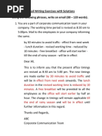Versant English Test Sample Email Writing | PDF | Business