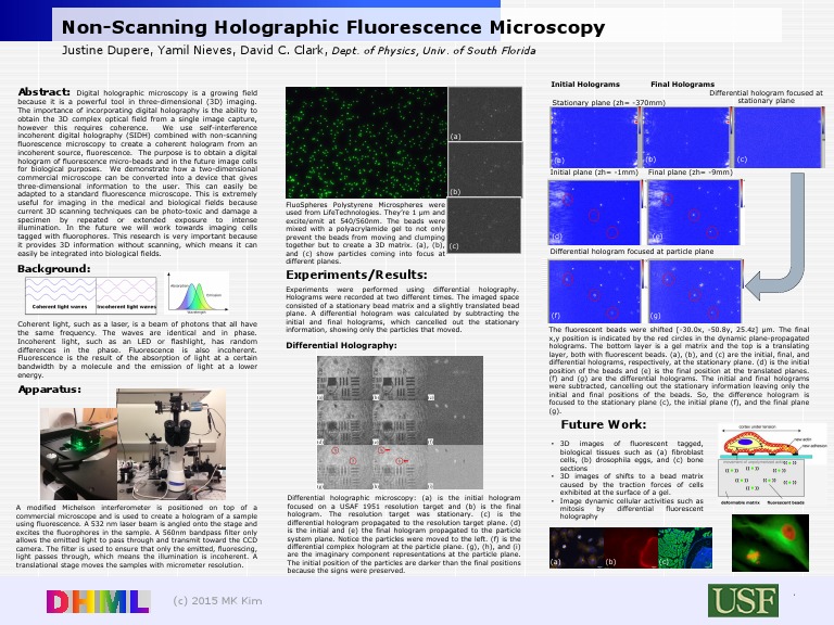 Non-Scanning Holographic Fluorescence Micros | PDF | Microscopy | Holography
