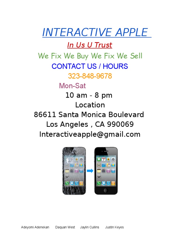 Apple Device Repair & Trade | PDF
