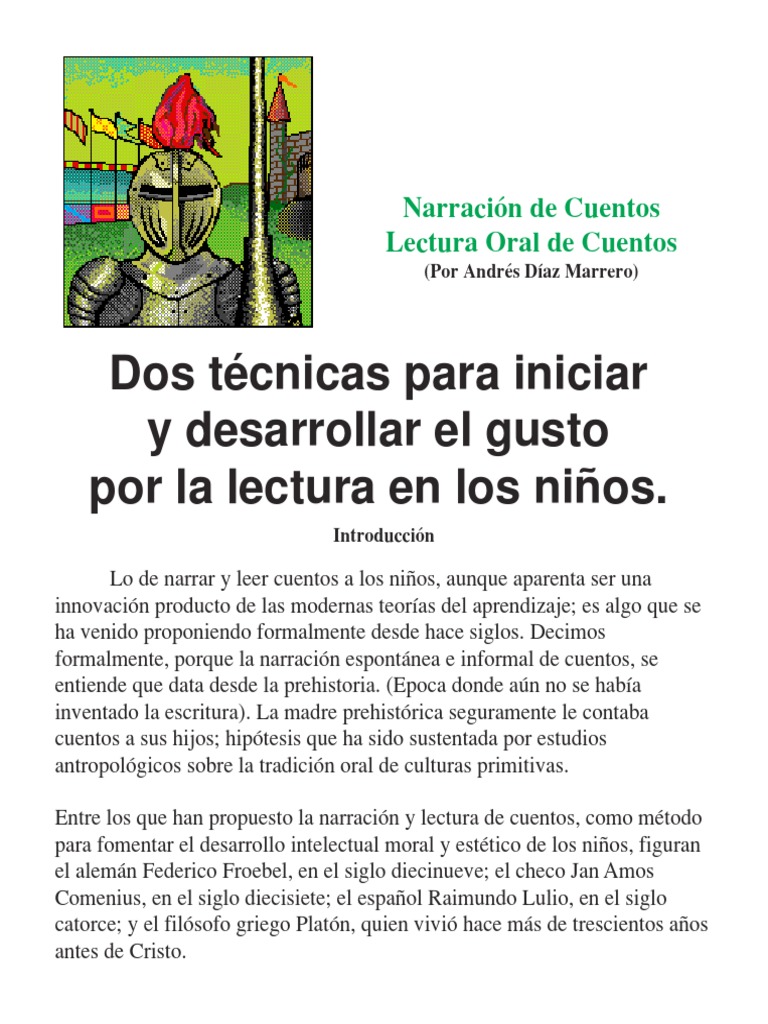 Narración de Cuentos | PDF | Lectura (proceso) | Cuentos Narración de Cuentos | PDF | Lectura (proceso) | Cuentos