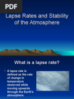 Atmospheric Stability and Lapse Rates | PDF | Branches Of ...