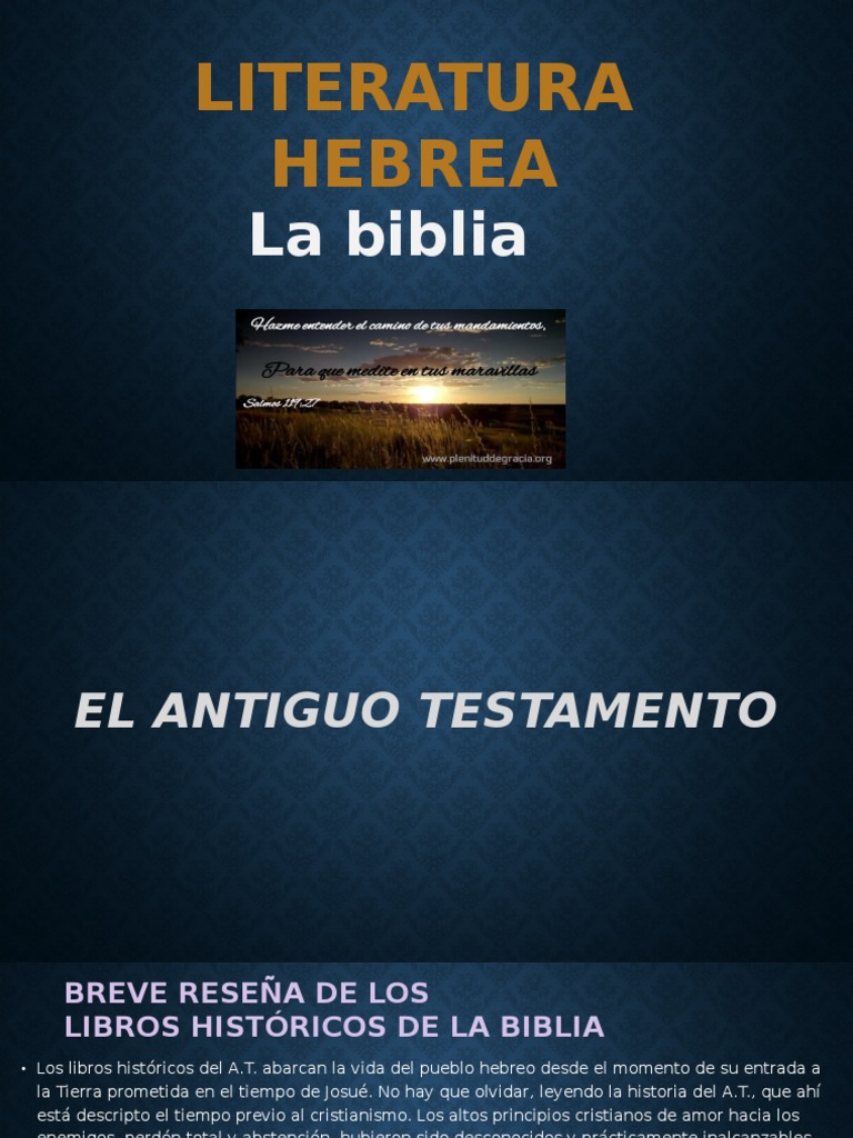 Literatura Hebrea PDF | PDF | Biblia | Nuevo Testamento