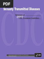 CDC 2025 STI Treatment Guidelines Summary | PDF