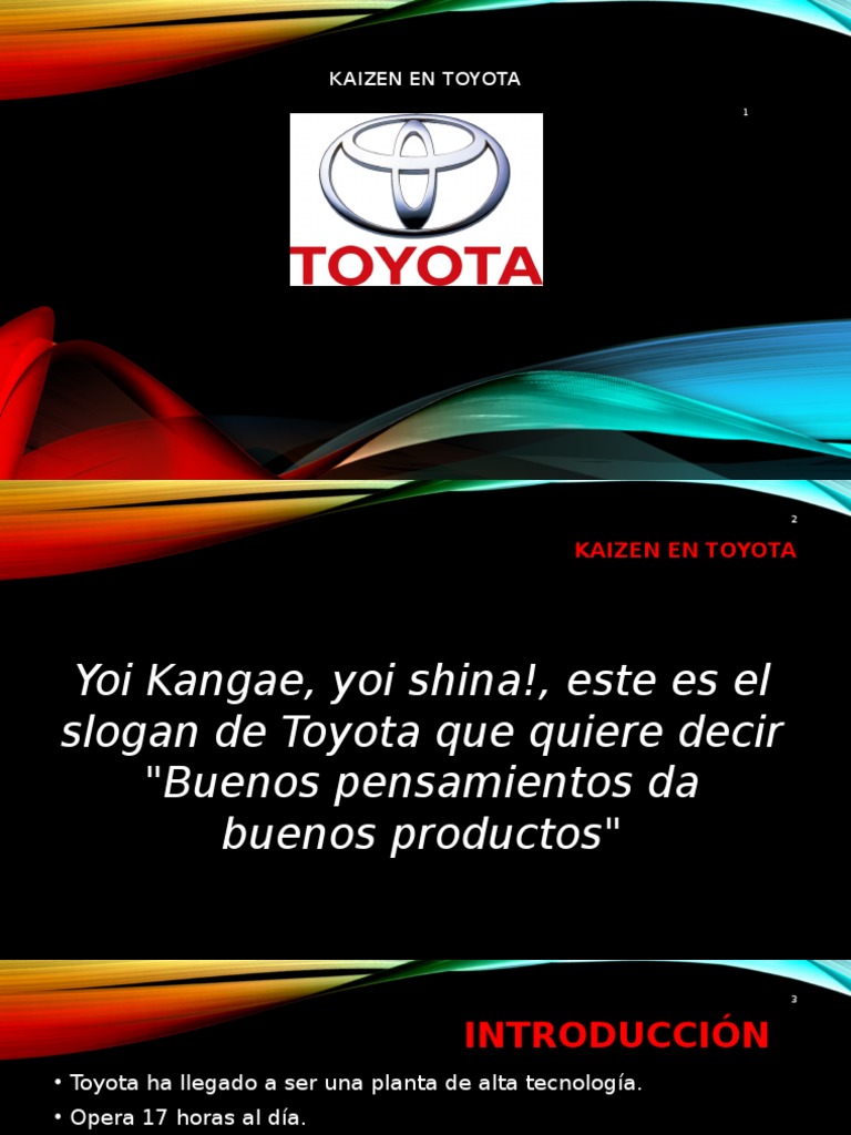Kaizen en Toyota: Mejora Continua y Eficiencia | PDF | Toyota | Honda