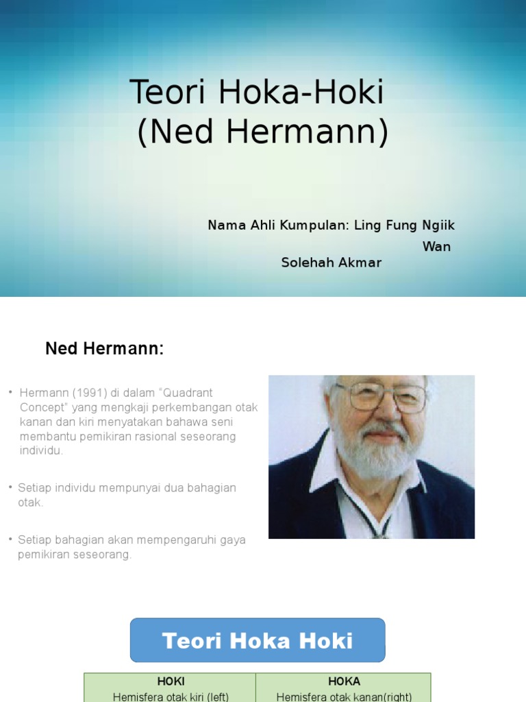 Teori Hoka Hoki | PDF