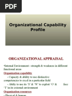 Organisational Capability Profile | PDF | Business | Marketing