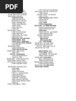 Intercom List | PDF | Medicine | Surgery