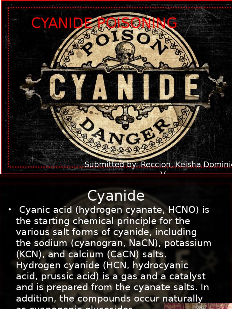 Cyanide Poisoning | PDF | Cyanide | Cellular Respiration
