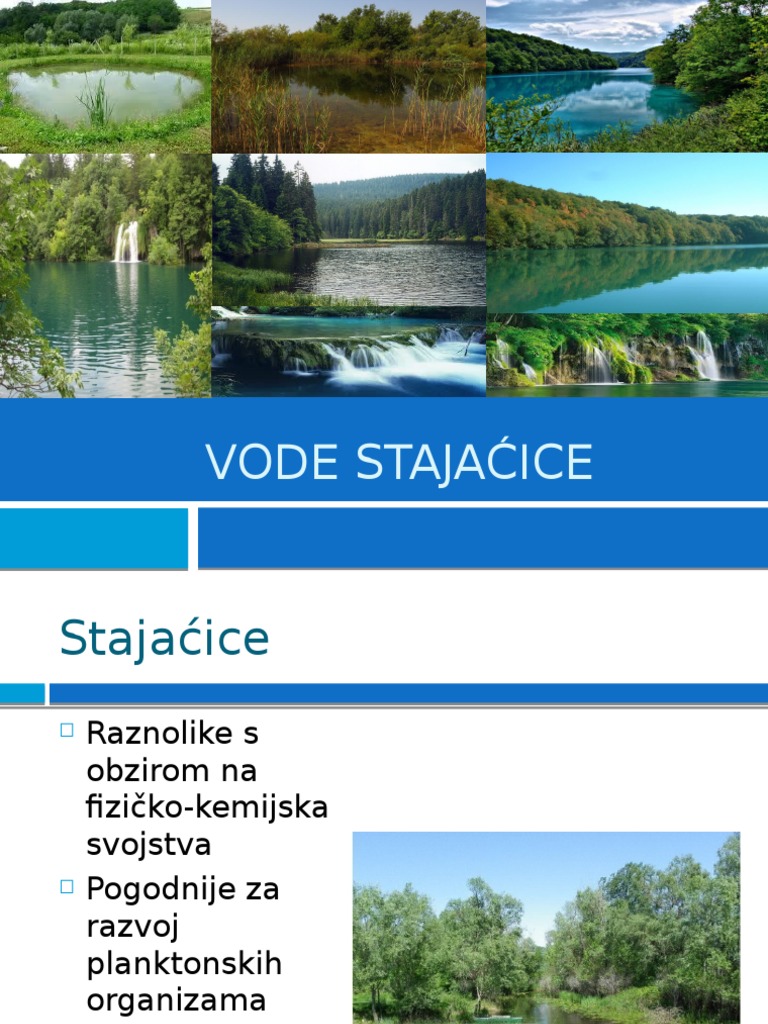 Vode Stajaćice - Prezentacija | PDF