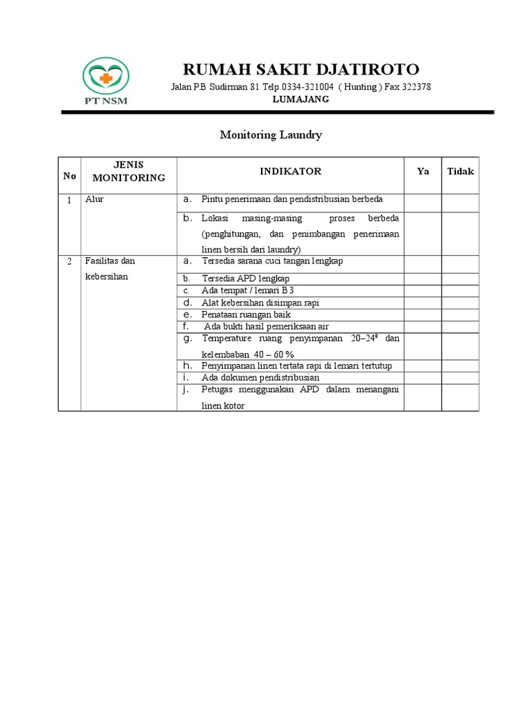 Monitoring Laundry | PDF