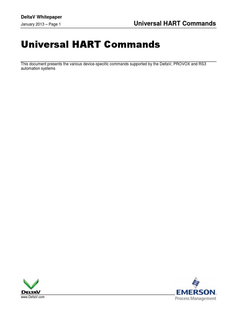 WP HART Commands | PDF | Variable (Computer Science) | Input/Output