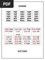 Sambung Titik Jadi Huruf | PDF