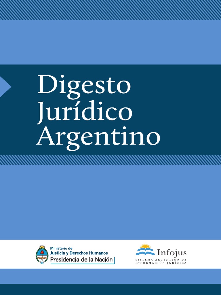 Digesto Juridico Argentino | PDF