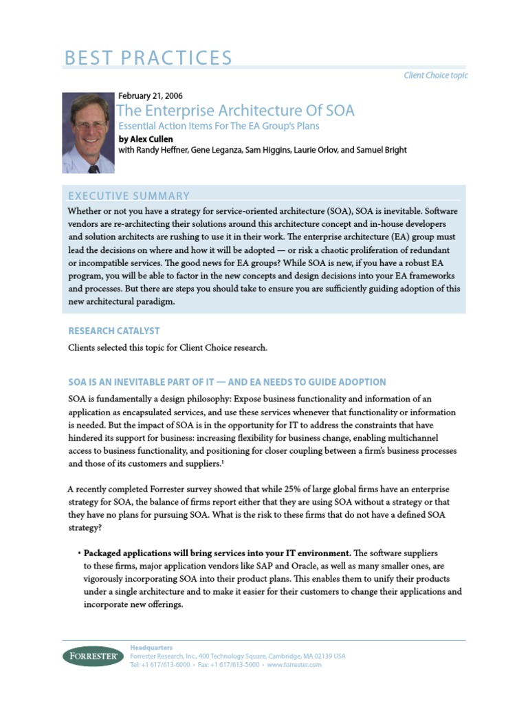 Enterprise Architecture | Download Free PDF | Service Oriented Architecture | Enterprise ...