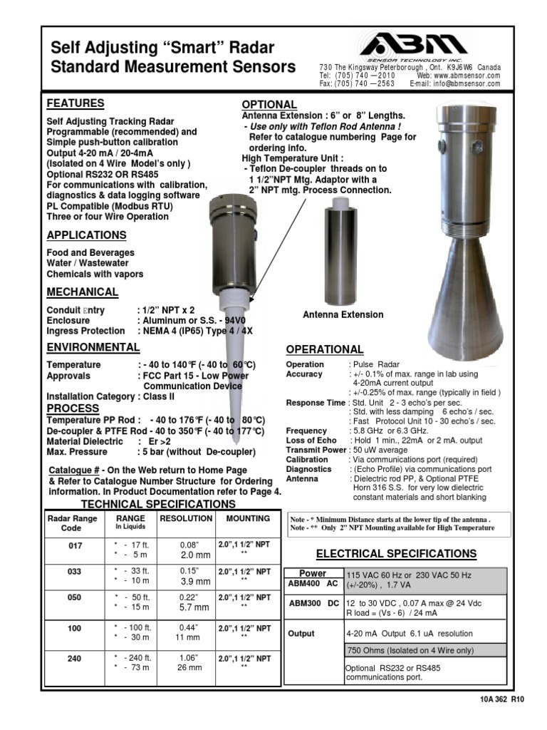 Radar Spec | Download Free PDF | Electrical Wiring | Radar