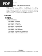 CECE Code of Ethics and Standards of Practice For RECEs in Ontario ...