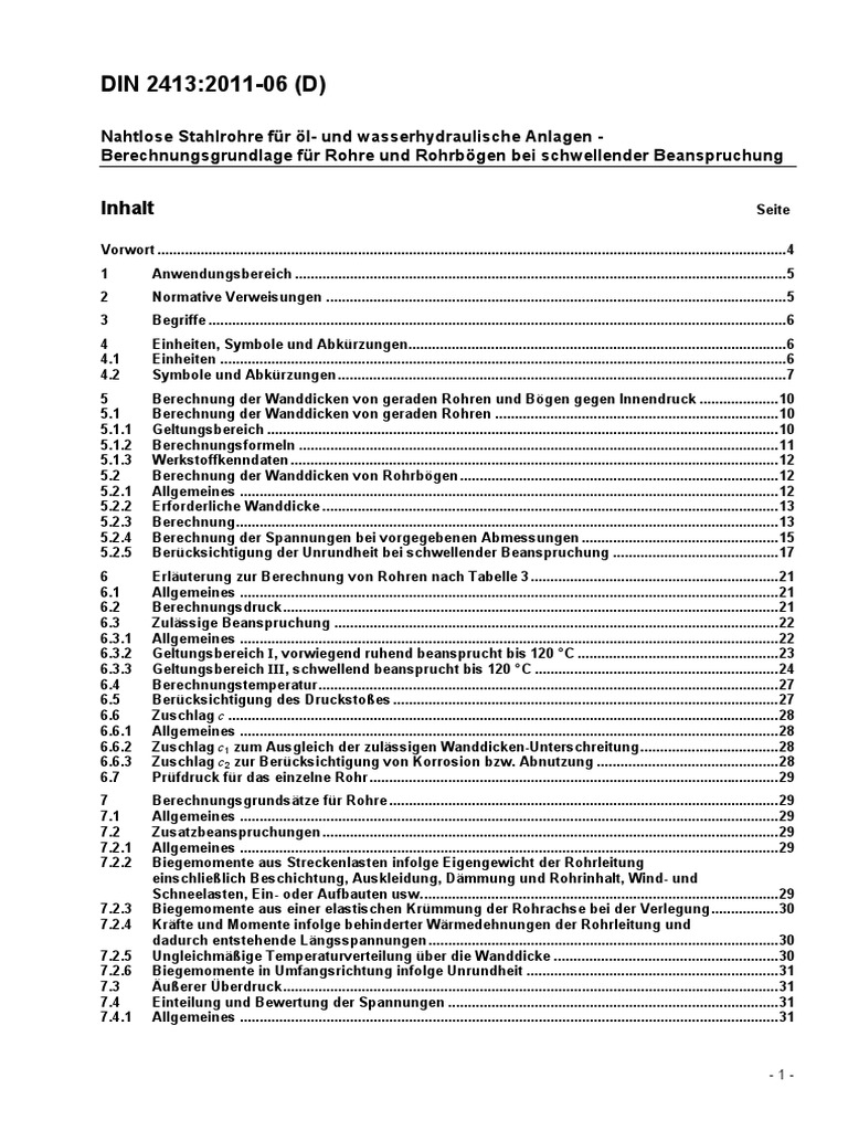 Indice DIN 2413 | PDF