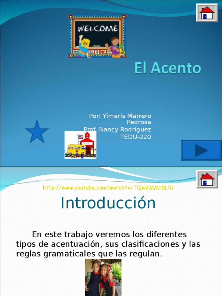 El Acento en Power Point | PDF | Onomástica | Semiótica