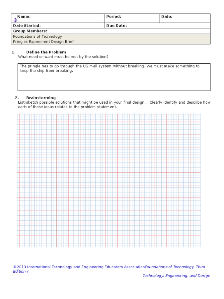 Pringle Project Design Process Steps Updated | PDF | Prototype ...