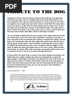 Tribute to the Dog_George Graham Vest | PDF